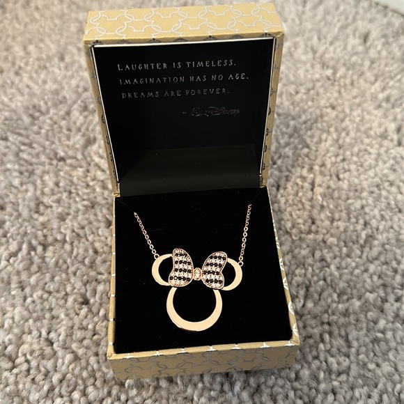 Rebecca Hook | Jewelry | Disney Rebecca Hook Necklace Minnie Mouse Rose ...